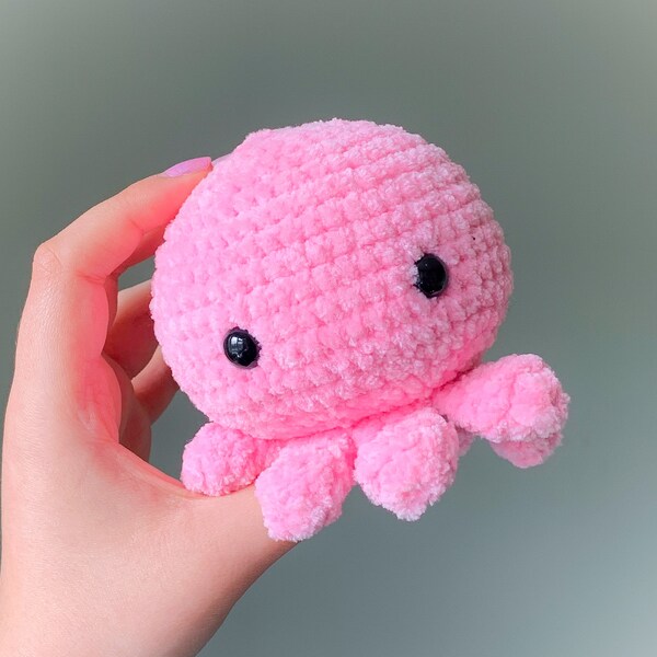 Pink Octopus - Etsy UK
