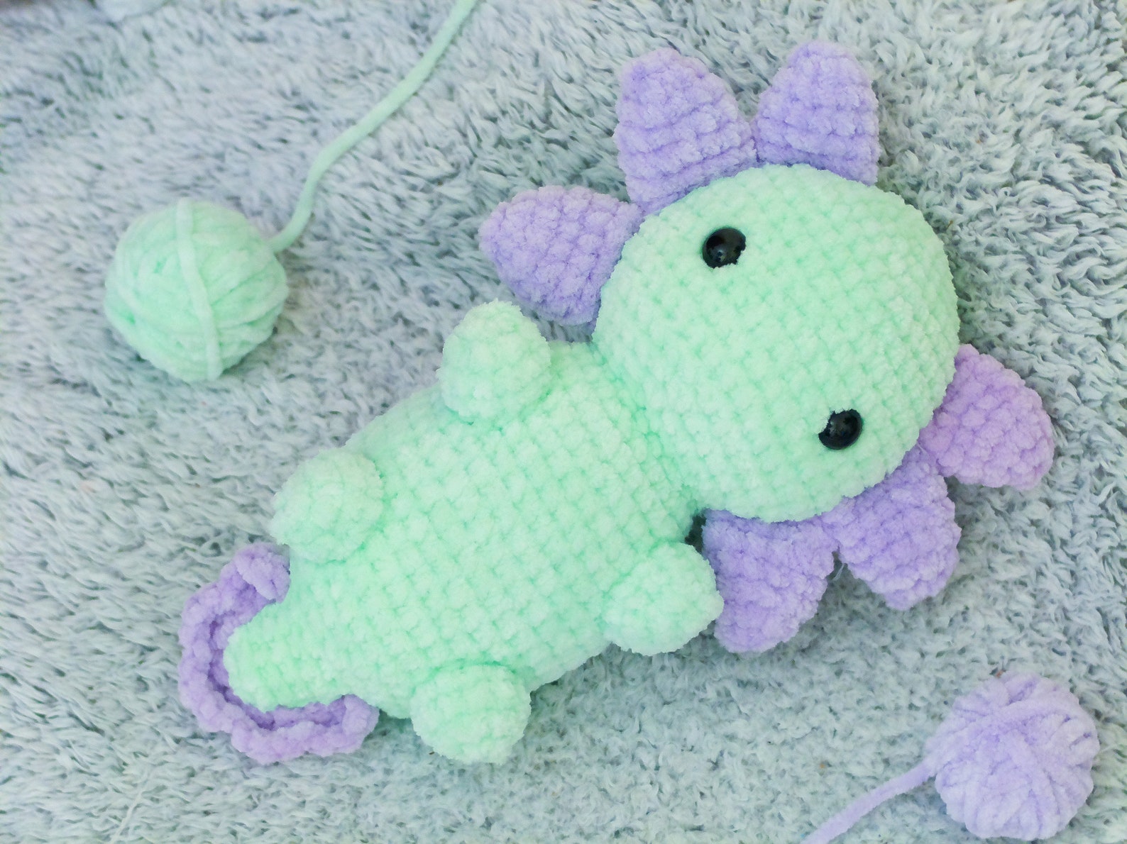 Cute Axolotl Crochet Pattern Amigurumi Axolotl - Etsy