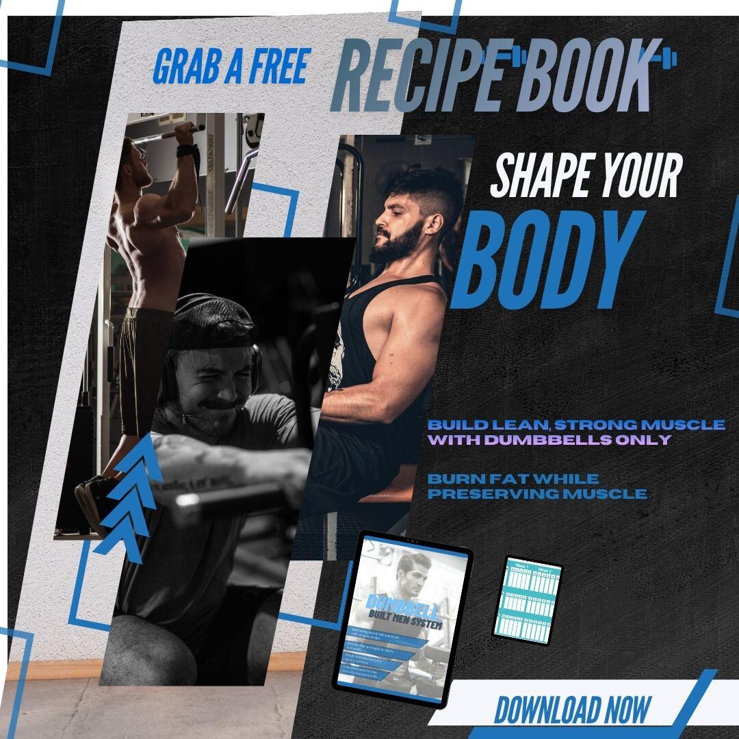 Dumbbell Workout for Men PDF | 8-week Muscle Building Program + Workout ...