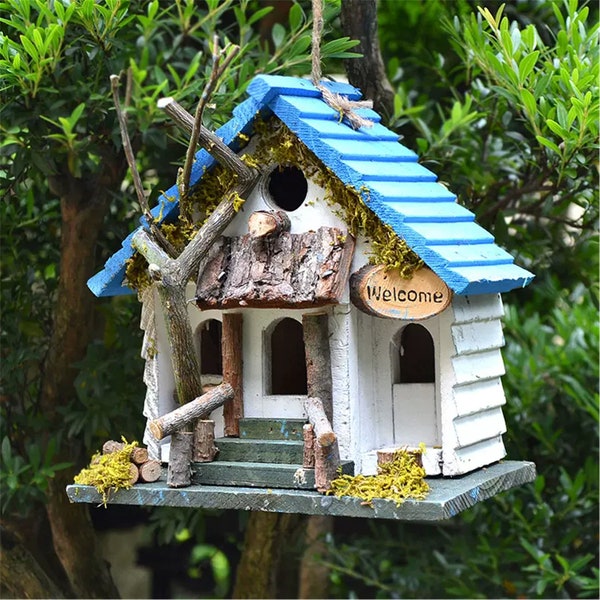 Wooden Birdhouse - Etsy