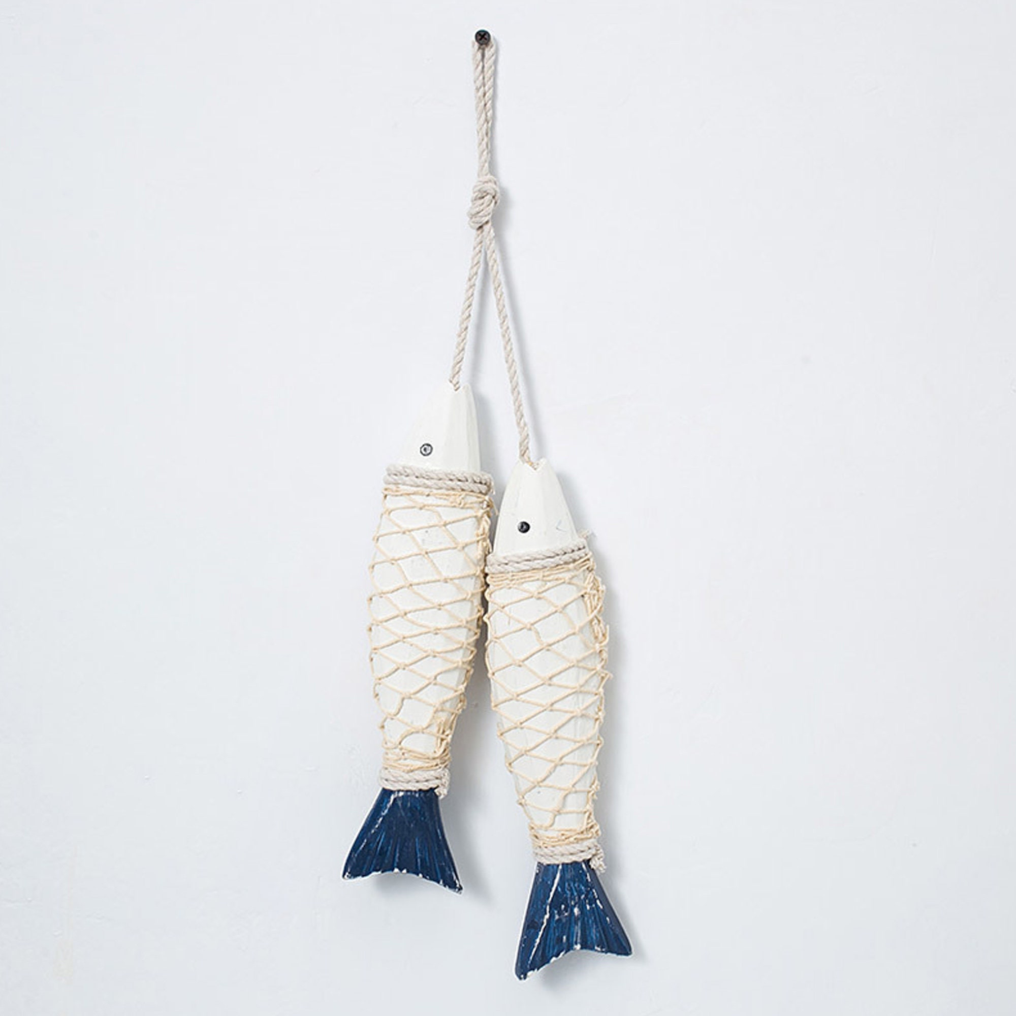 2pcs Wooden Fish Rustic Wall Hangings Decor Nautical Themed - Etsy