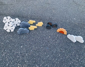 Weather Blocks - Etsy