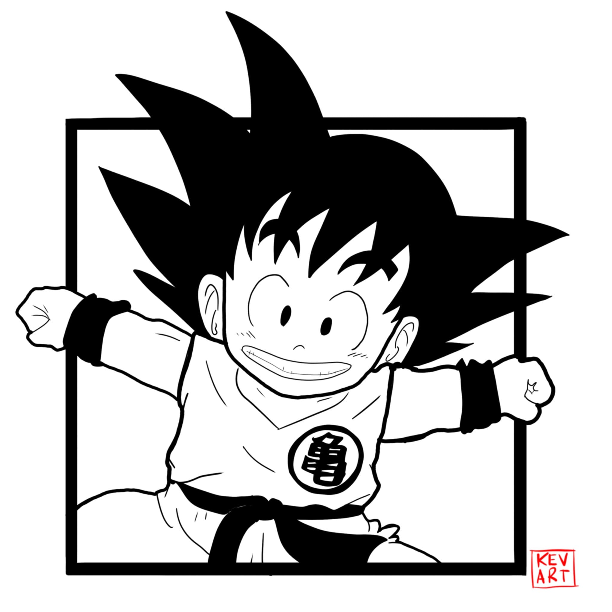 Sangoku Digital Illustration for Birthday Gift - Etsy