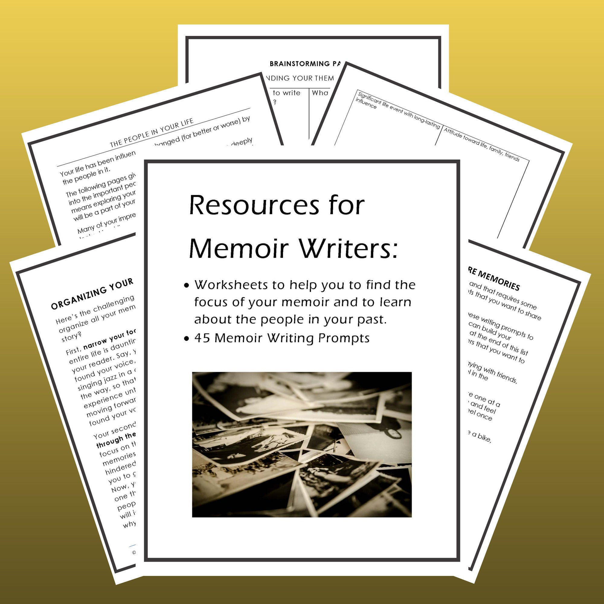 Resources for Memoir Writers - Etsy