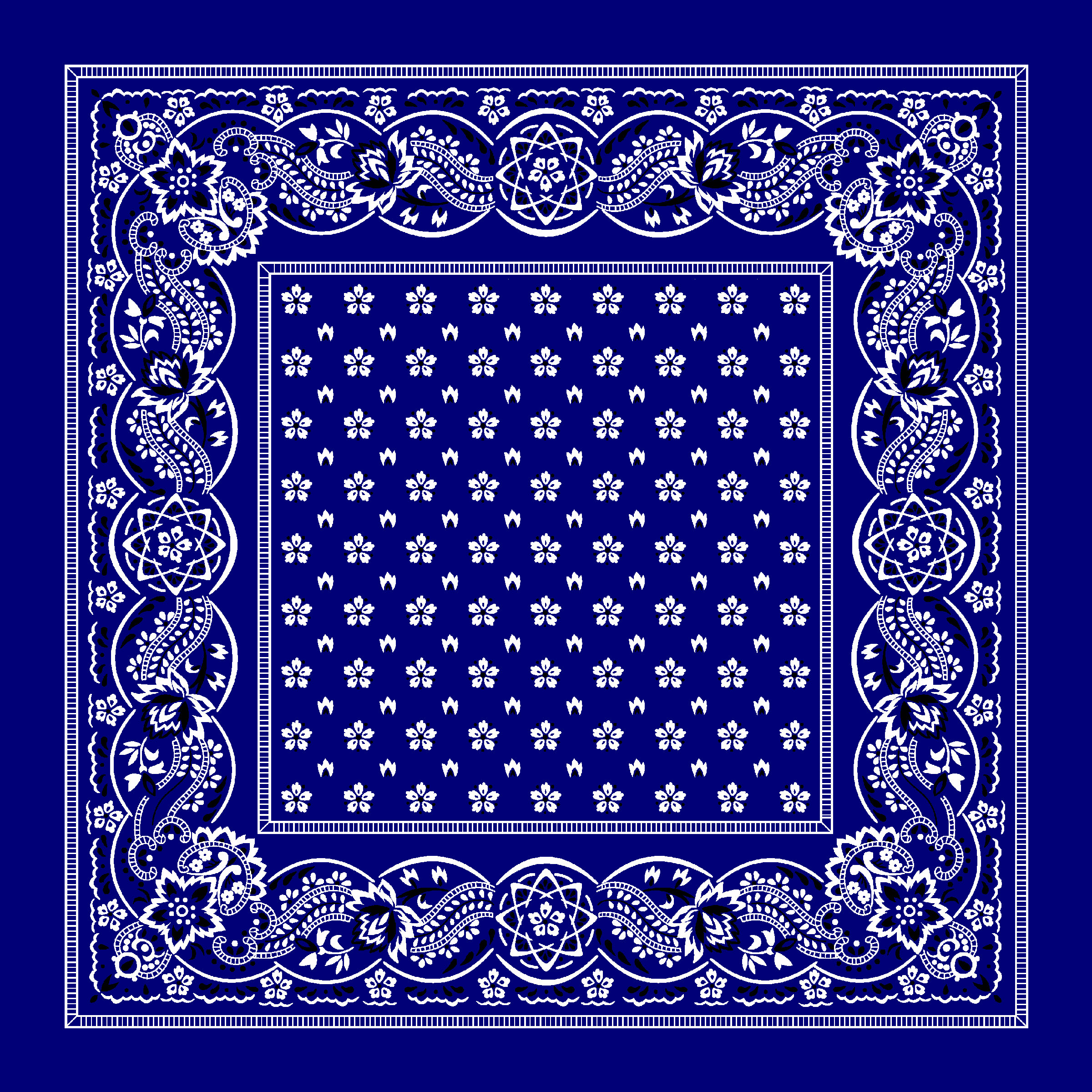 Digital BANDANA Party Paper Craft Paper Print Placemat Cards Party ...