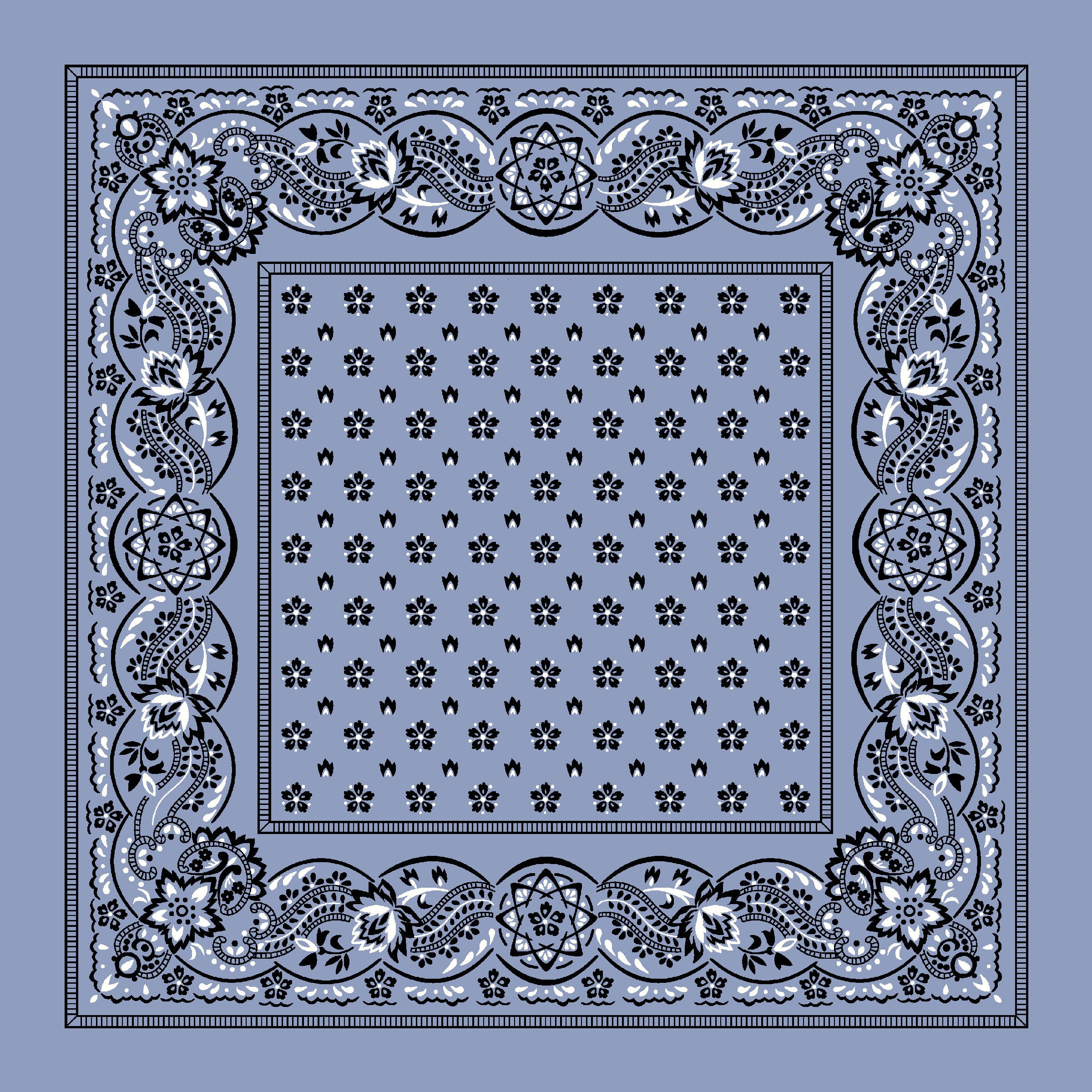 Digital BANDANA Party Paper Craft Paper Print Placemat Cards Party ...
