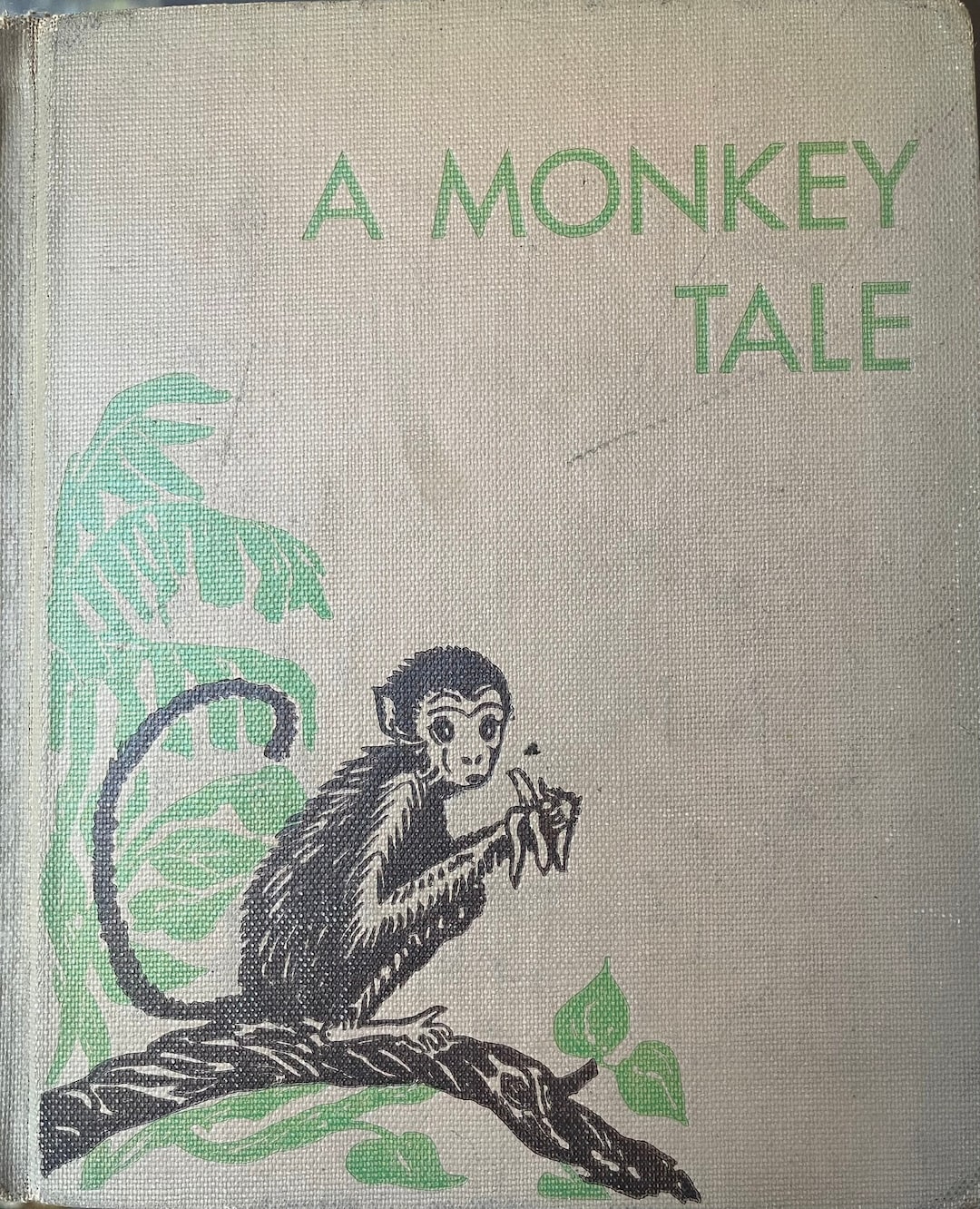 Vintage Childrens Book A Monkey Tale 1929 - Etsy