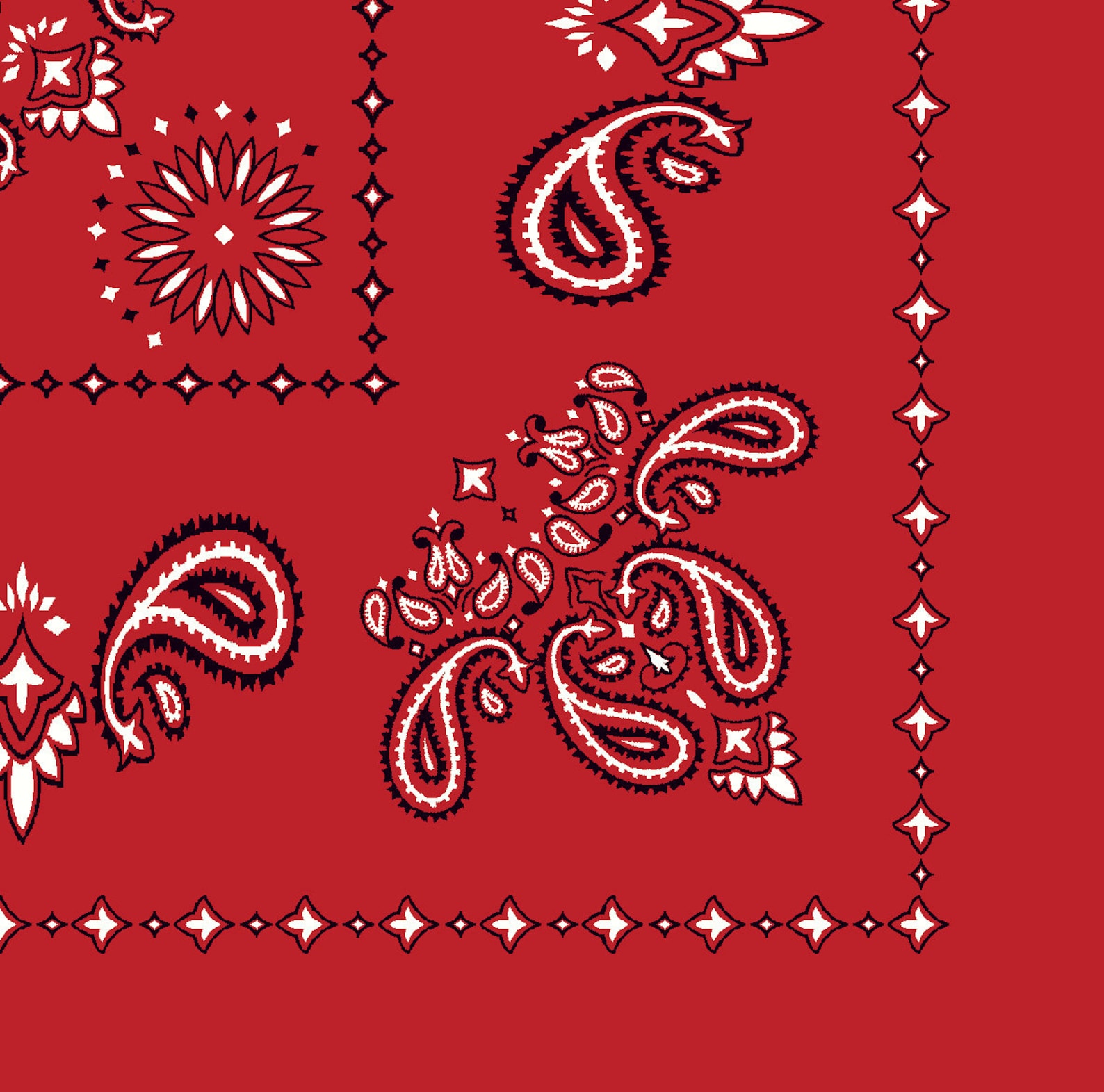 Digital Bandana Western Print Place Cards Name Template - Etsy