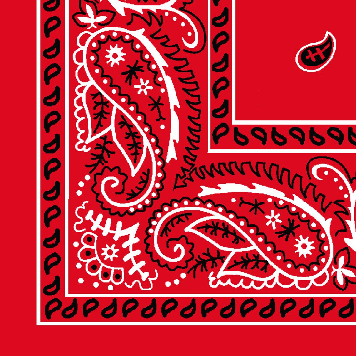 Digital Bandana Print Party Paper Craft Paper Wallpaper Crafts Signs ...