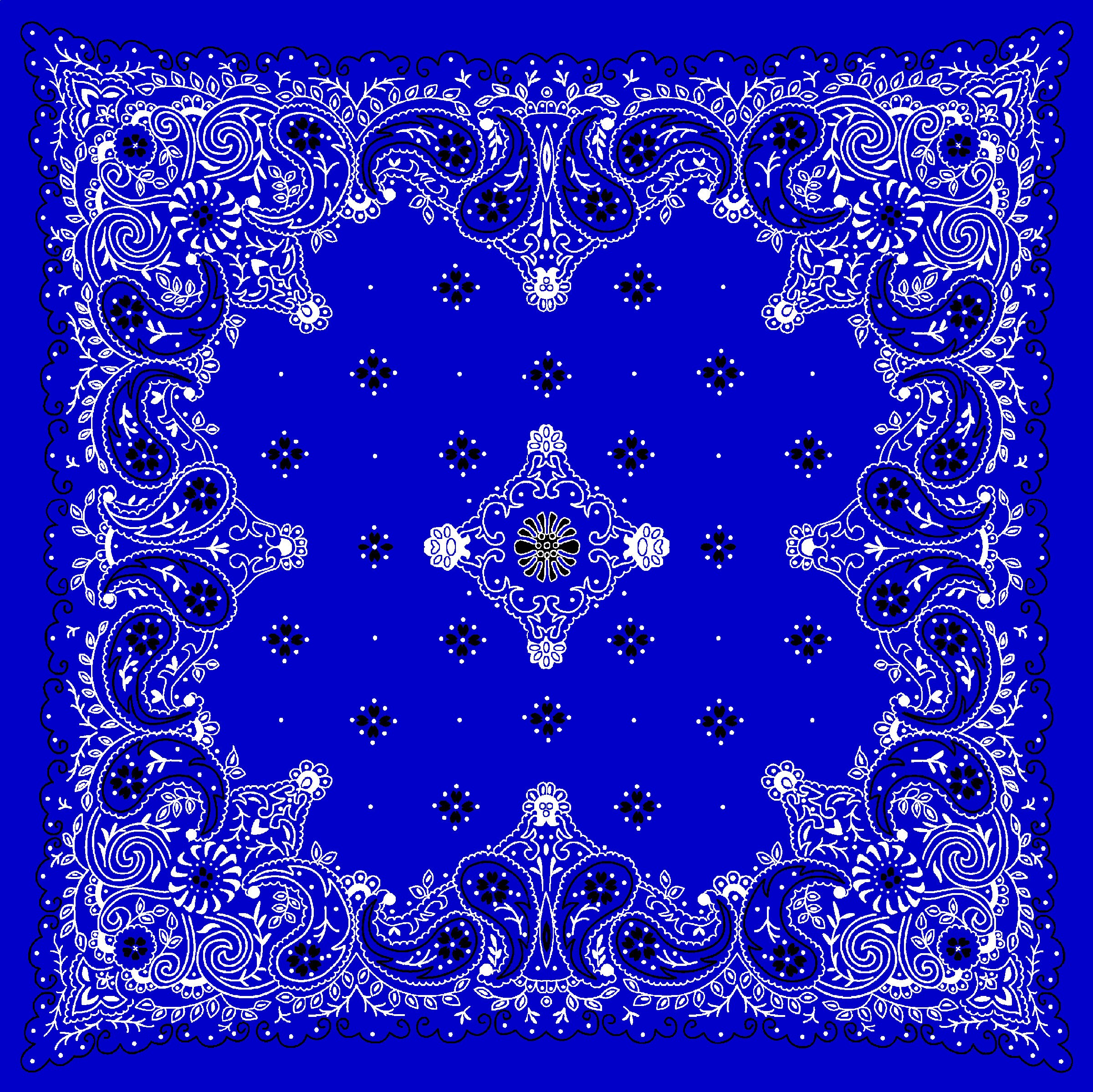 Digital Bandana Print Party Paper Craft Paper Western Paper Cards ...
