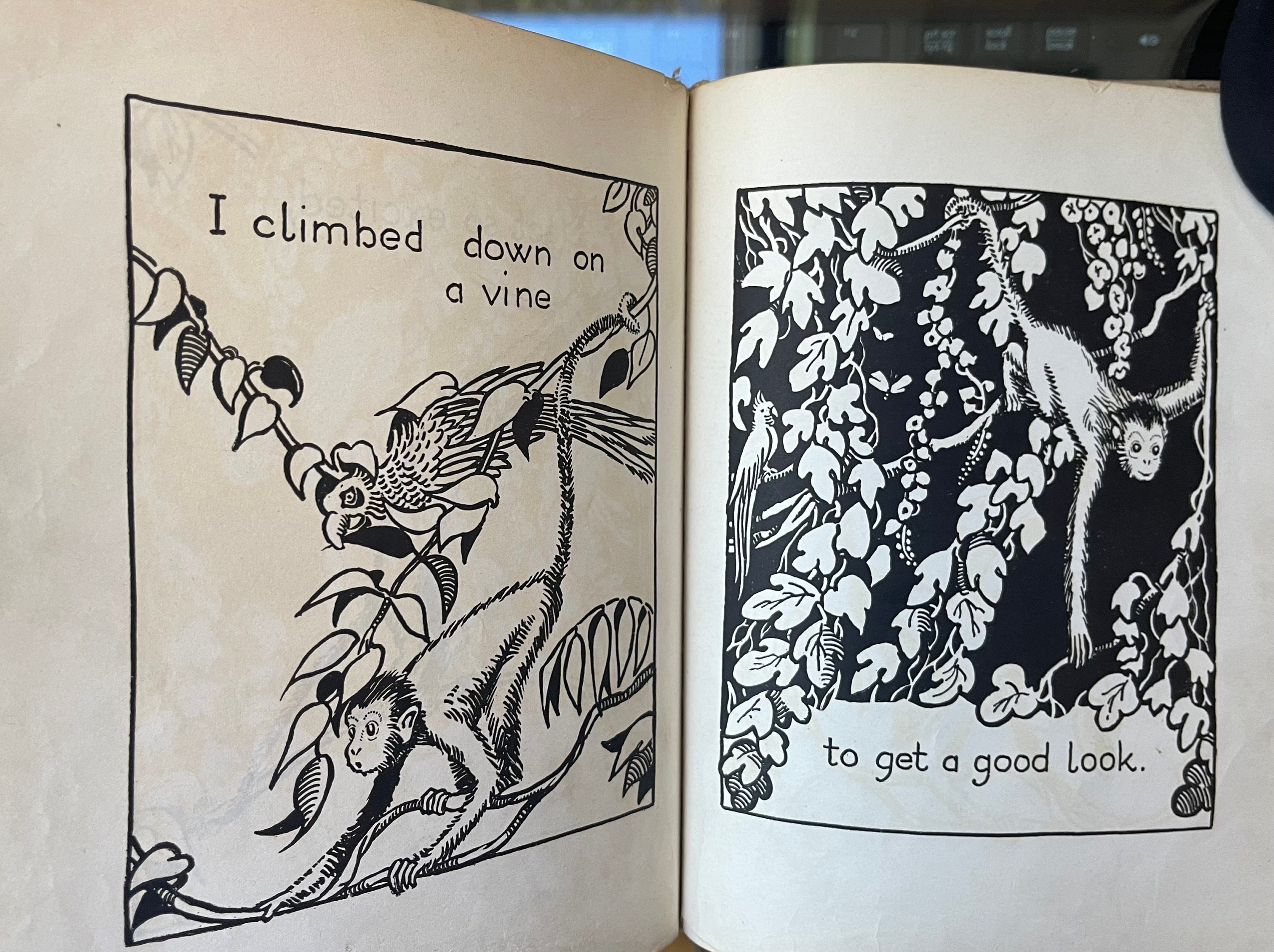 Vintage Childrens Book A Monkey Tale 1929 - Etsy