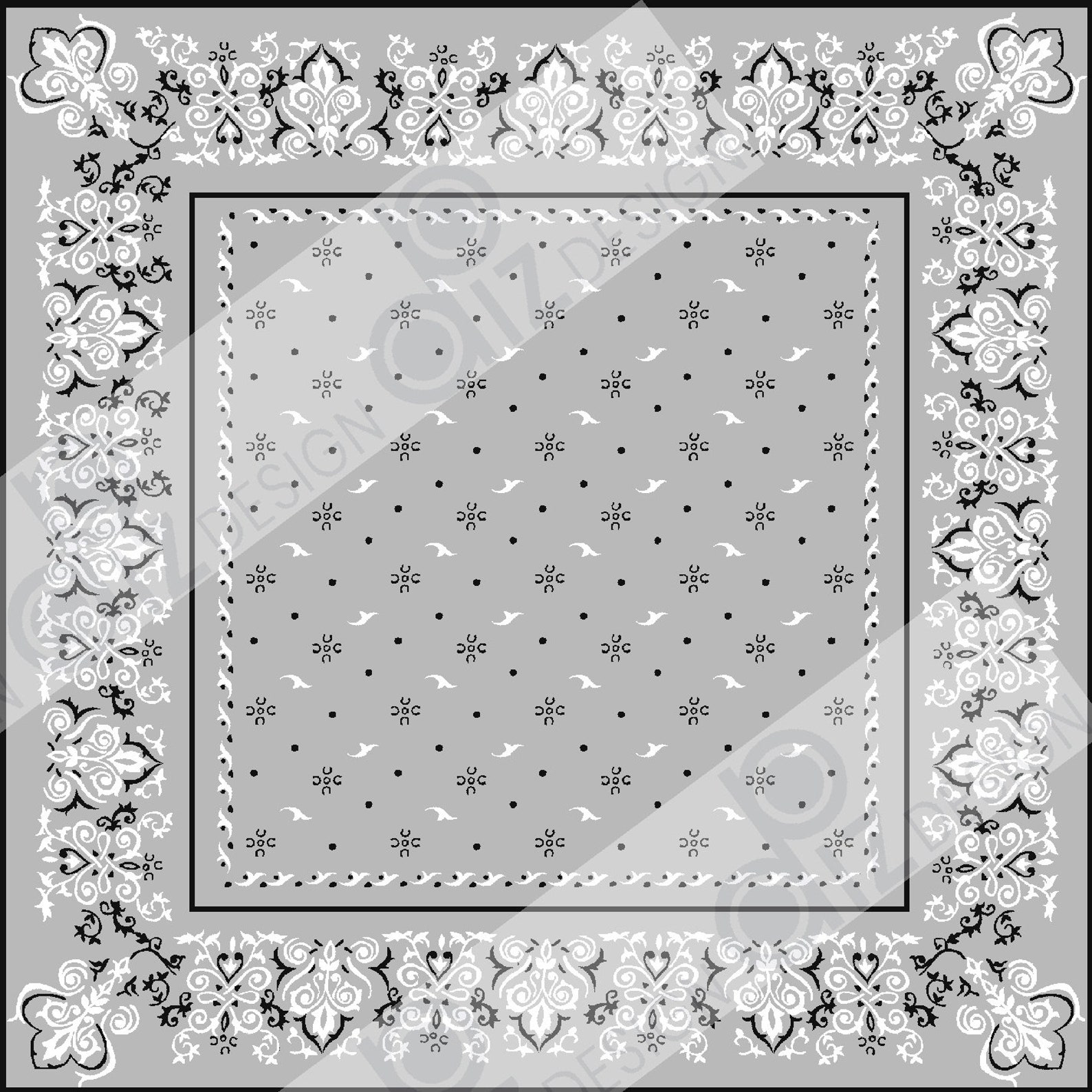 Digital Bandana Print Party Paper Craft Paper 3 Sizes Papers Cards ...