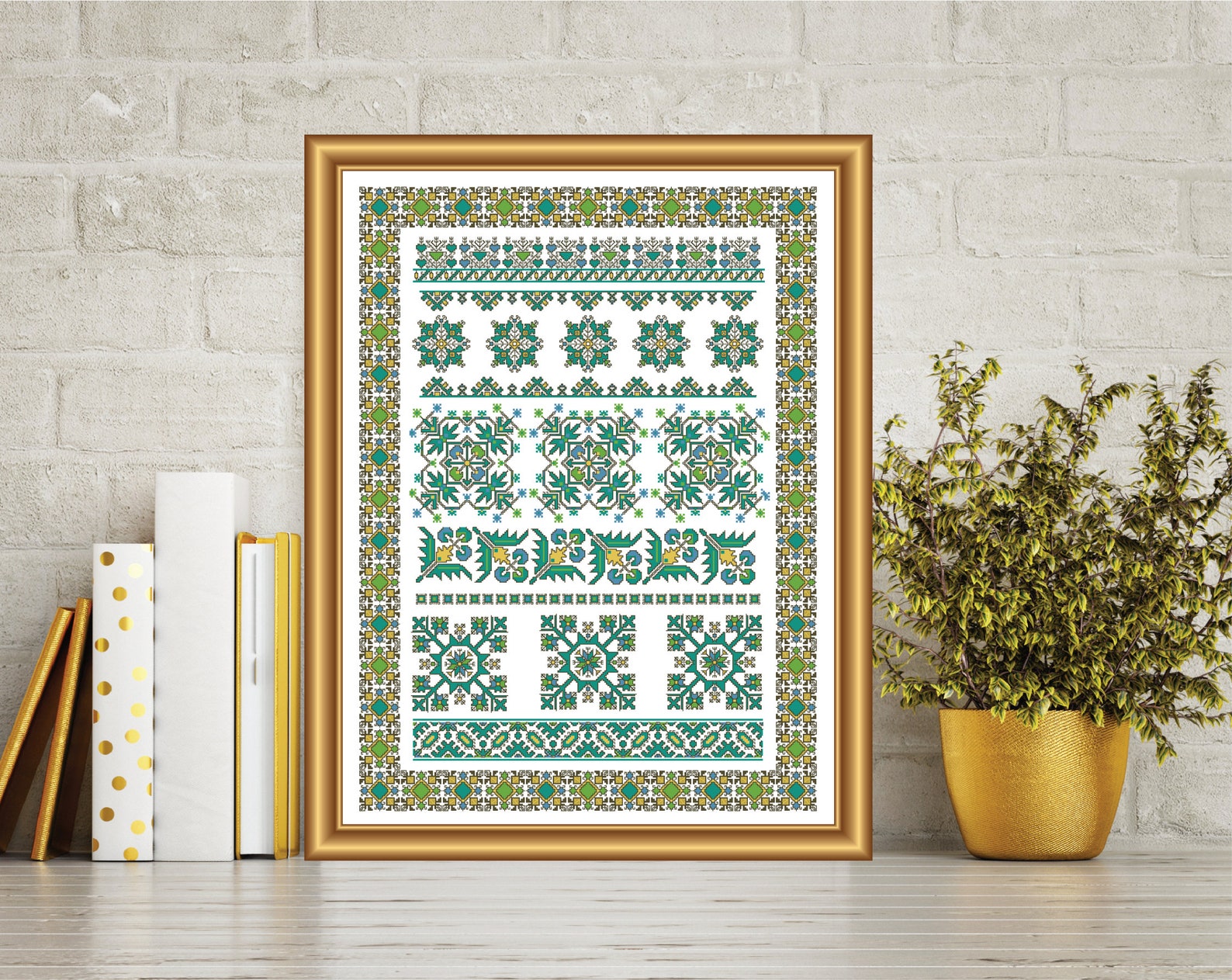 International Sampler Series: Croatian Motif Sampler - Etsy