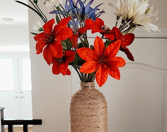 Jute Wrapped Vase | Etsy