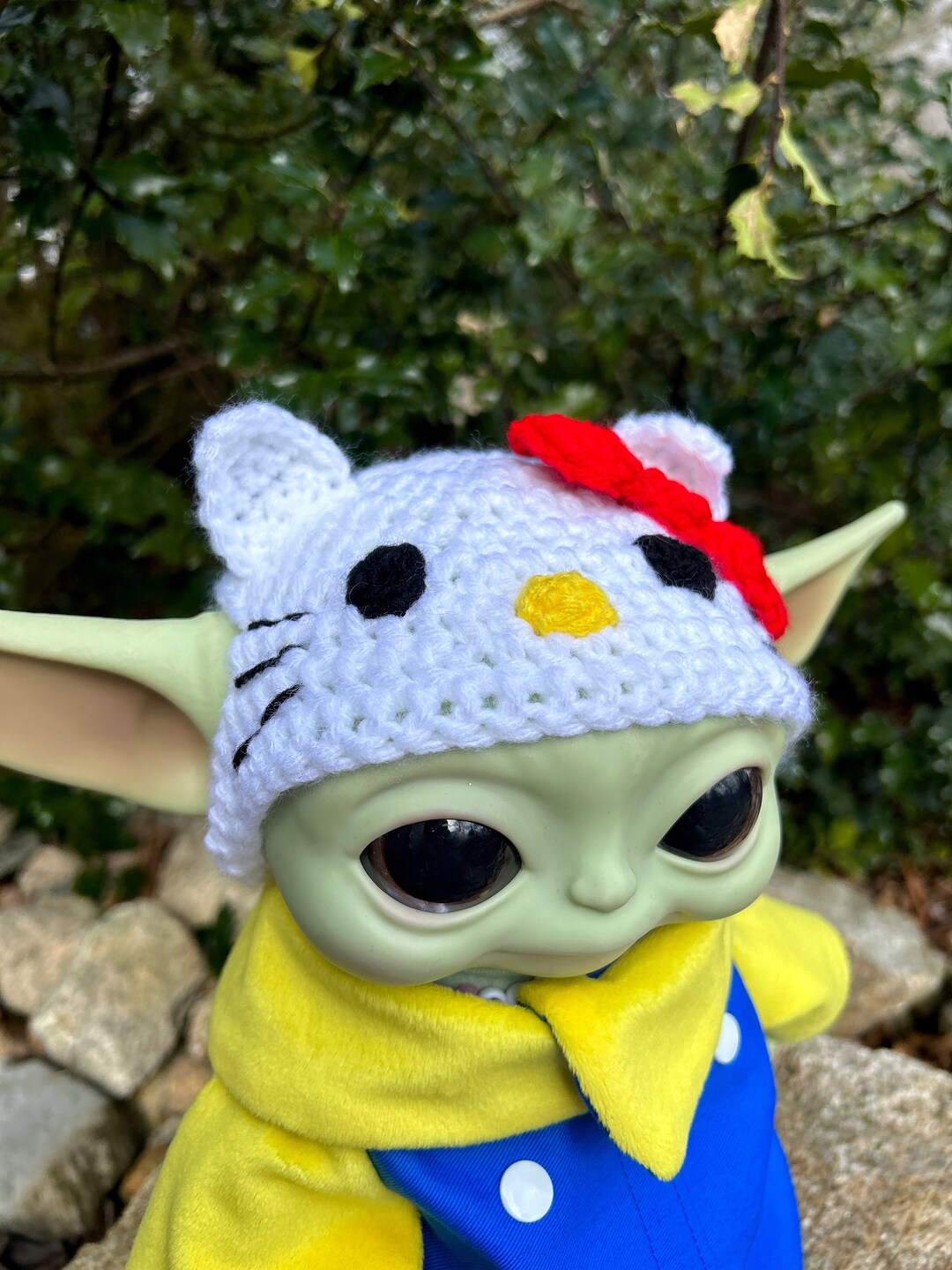 Baby Yoda Kitty Toque, Crochet Hat - Etsy