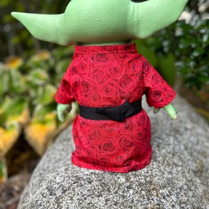 11 Baby Yoda Yukata Robe, Red Roses - Etsy