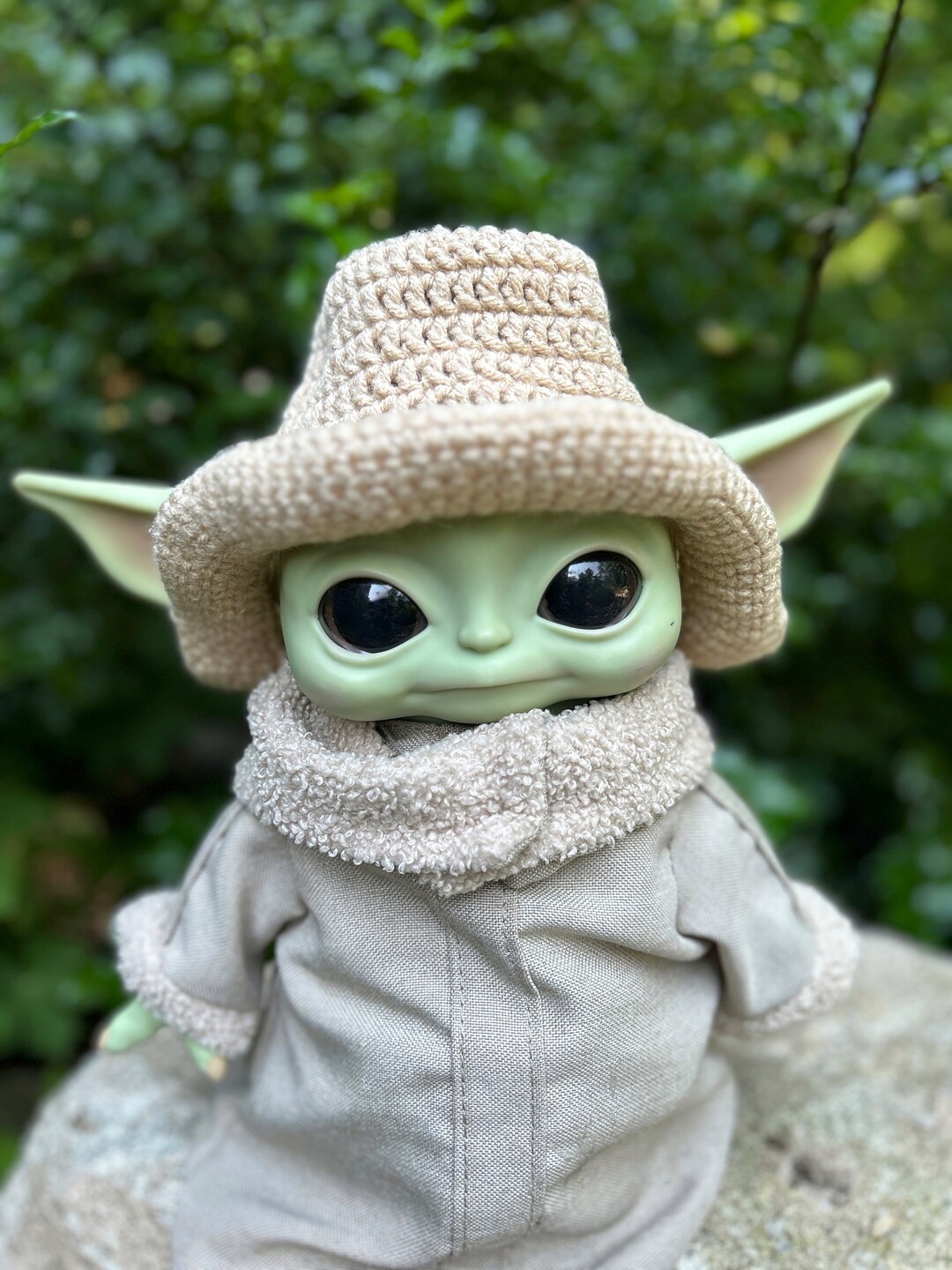 Baby Yoda Western Style, Cowboy Crochet Hat - Etsy