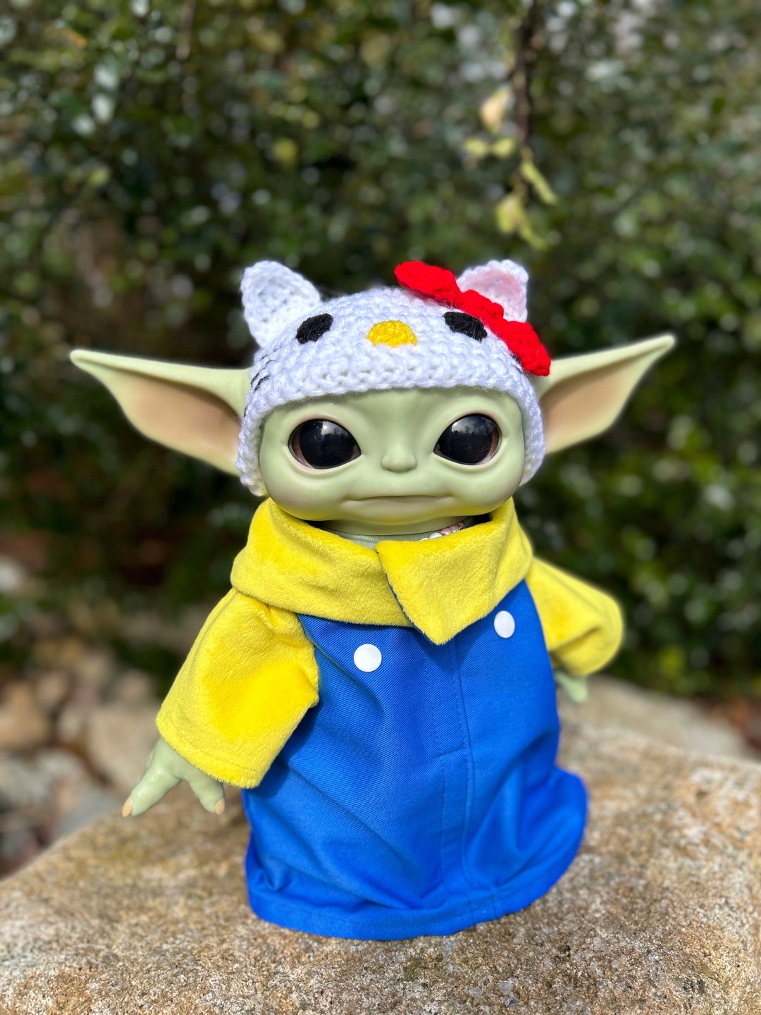 Baby Yoda Kitty 2 Piece Outfit, Hat and Robe - Etsy
