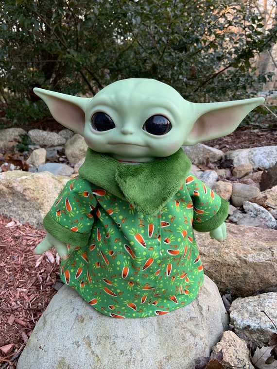 Baby Yoda Green Carrots Robe - Etsy