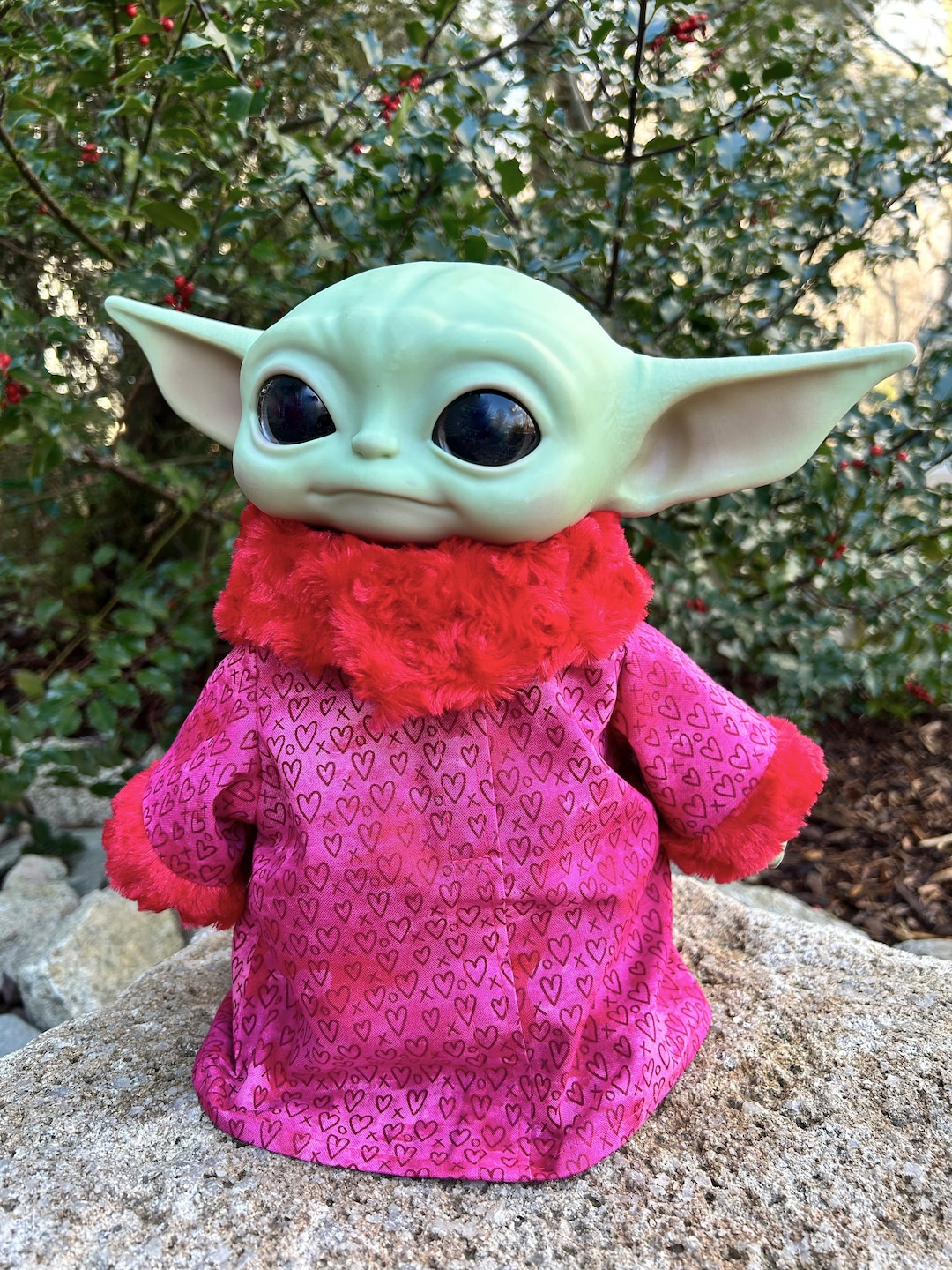 Baby Yoda XO Hearts Robe - Etsy