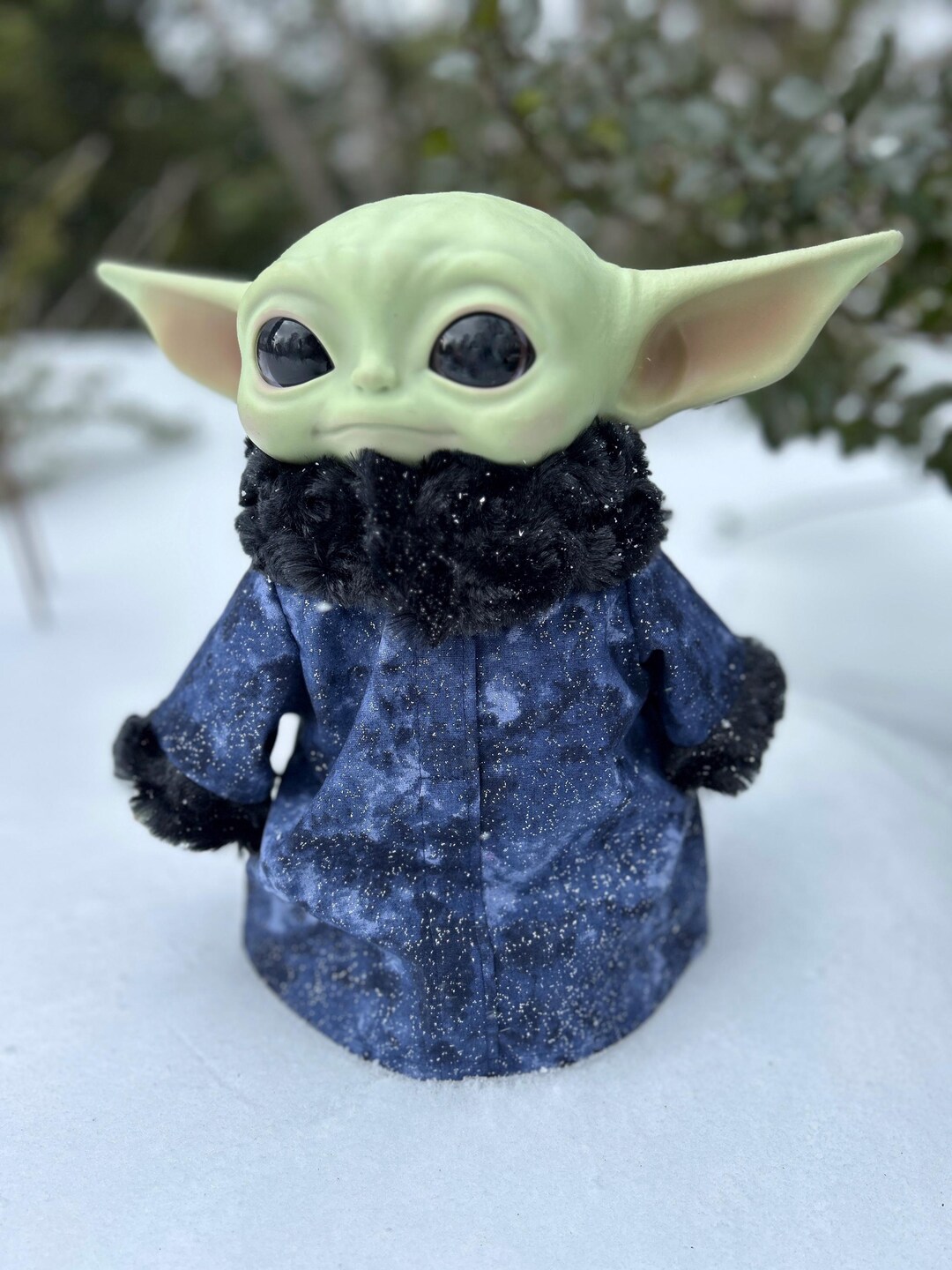 Baby Yoda Robe, Blue Glitter - Etsy