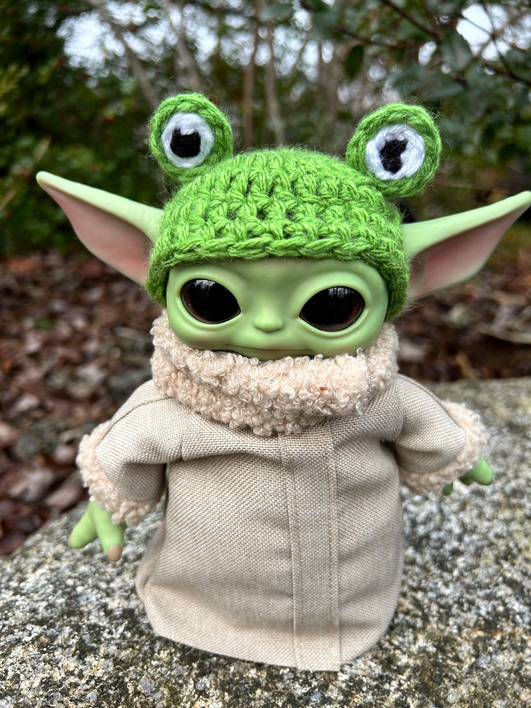Baby Yoda Tiny Tuque Frog, for 7” Doll - Etsy