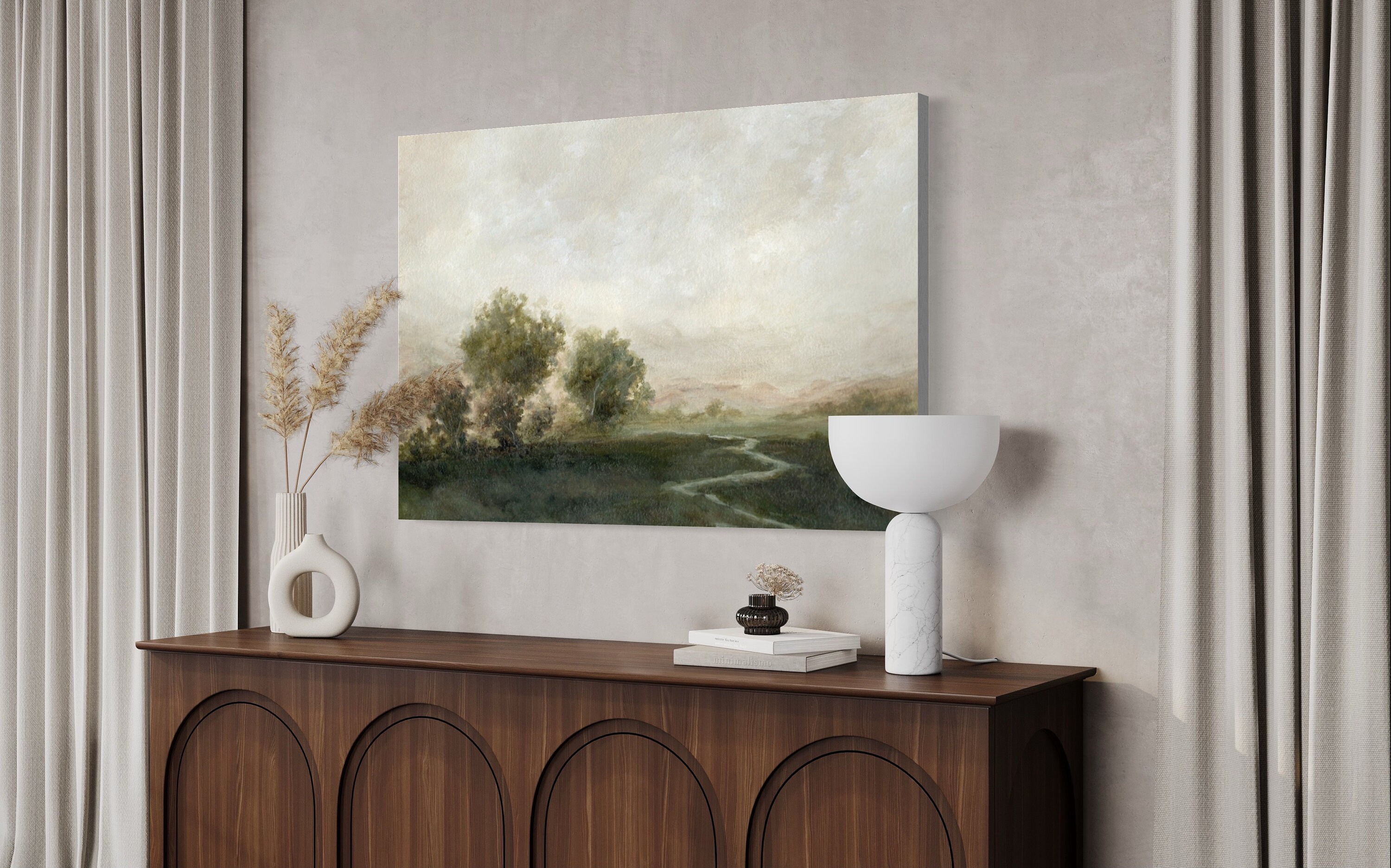 Landscape Art Print, Landscape Print, Serene Art Prints, Nature Art ...