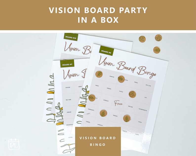 Vision Board Party in a Box - Etsy