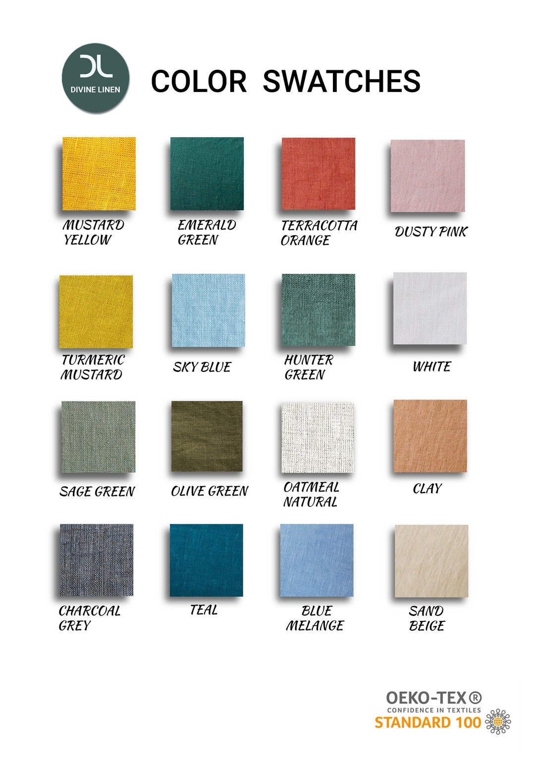 Linen Samples Linen Swatch Linen Fabric Samples all - Etsy