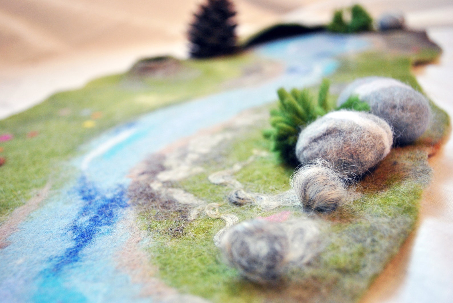 Waldorf Inspires Plascape Mat, Play Mat, Stream Landscape, Season Table ...