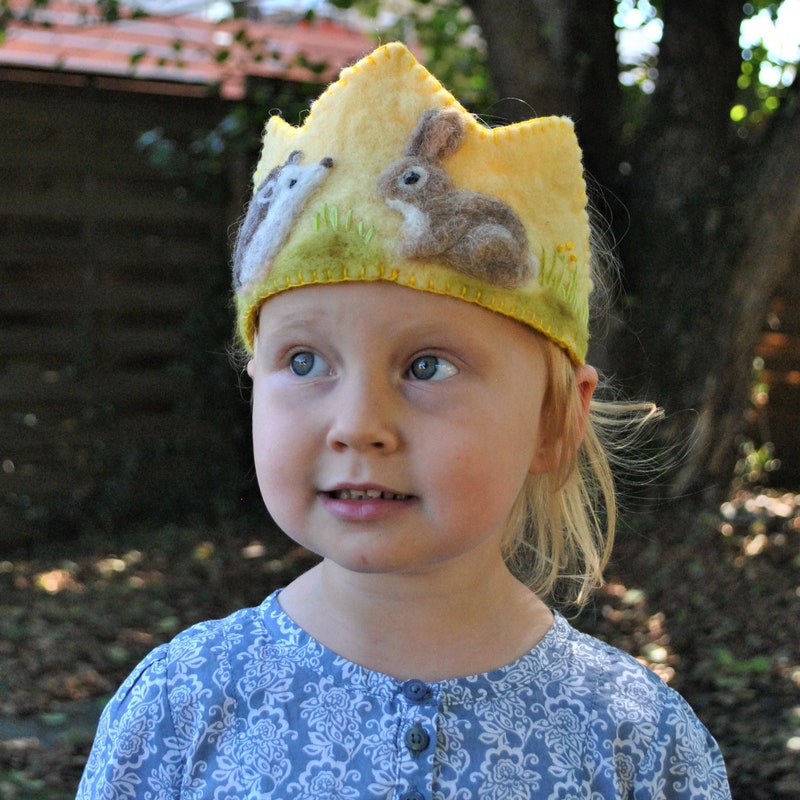 Felt Crown Headband - Etsy