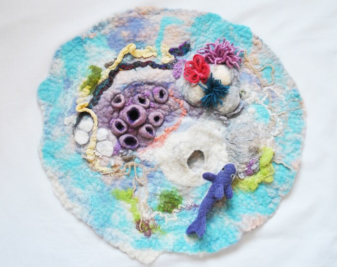 Сoral Reef Playmat, Waldorf Play Mat, Loose Parts, Felted Playscape ...