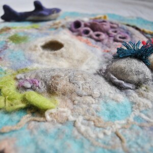 Сoral Reef Playmat, Waldorf Play Mat, Loose Parts, Felted Playscape ...
