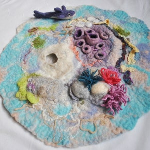 Сoral Reef Playmat, Waldorf Play Mat, Loose Parts, Felted Playscape ...