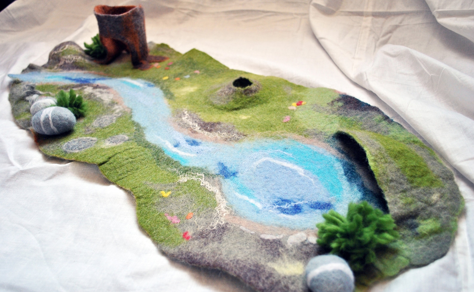 Waldorf Inspires Plascape Mat, Play Mat, Stream Landscape, Season Table ...