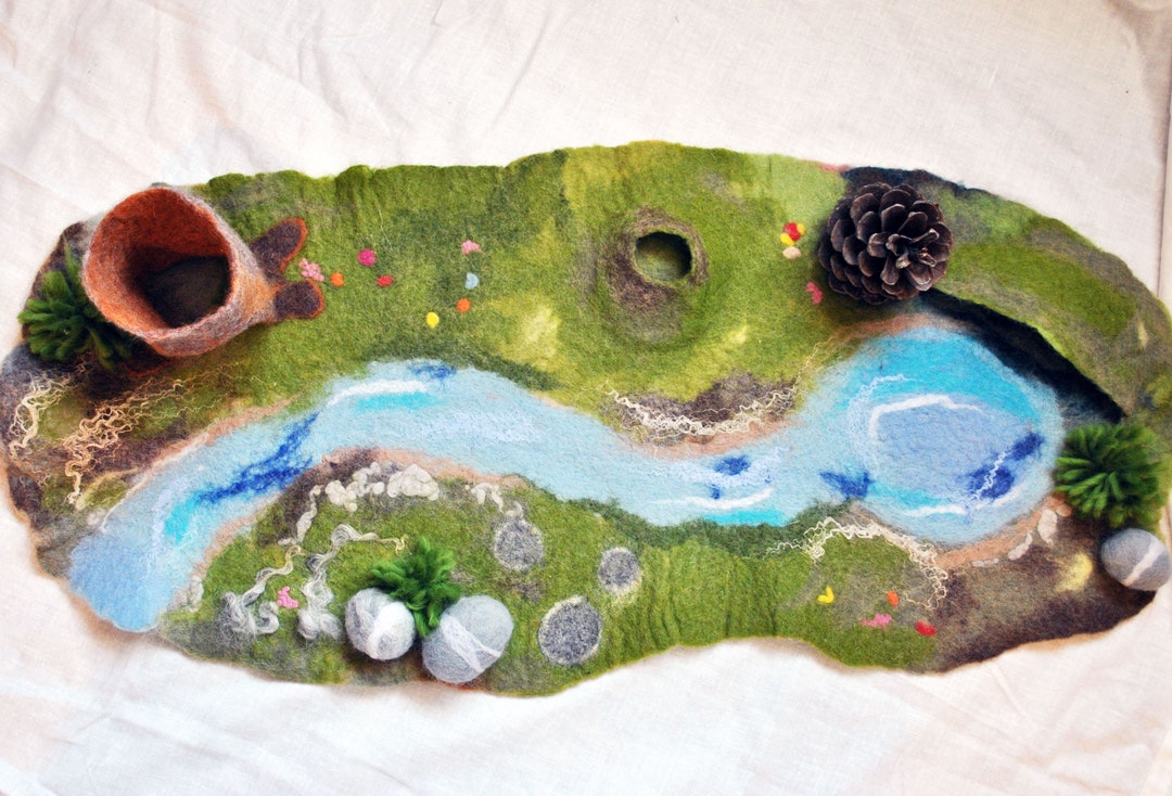 Waldorf Inspires Plascape Mat, Play Mat, Stream Landscape, Season Table ...