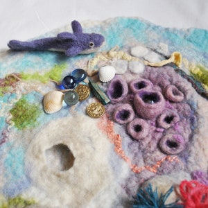 Сoral Reef Playmat, Waldorf Play Mat, Loose Parts, Felted Playscape ...
