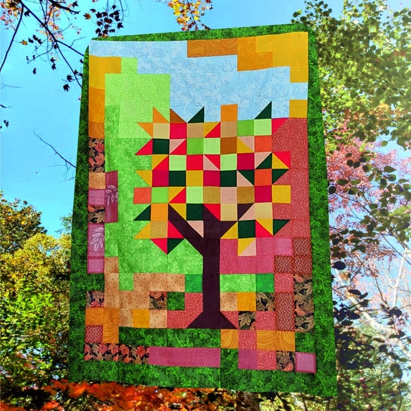 Tree Quilt Block Pattern - Etsy