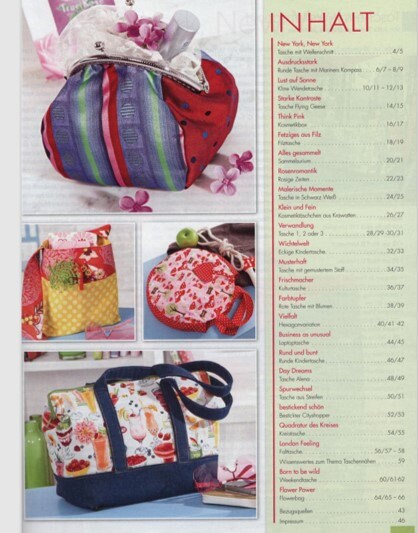 Bags Patterns Taschen Instant Download PDF Magazine Sewing Bag Quilting ...