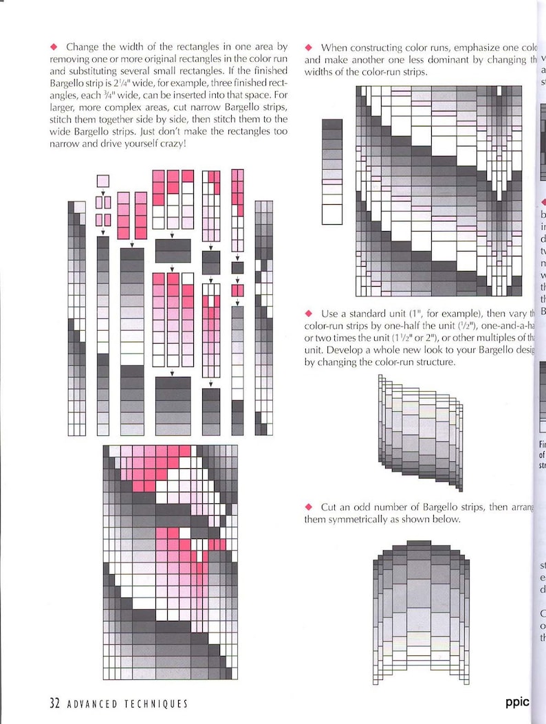 Bargello Quilts Instant Download PDF Book Quilting Pattern Instructions ...