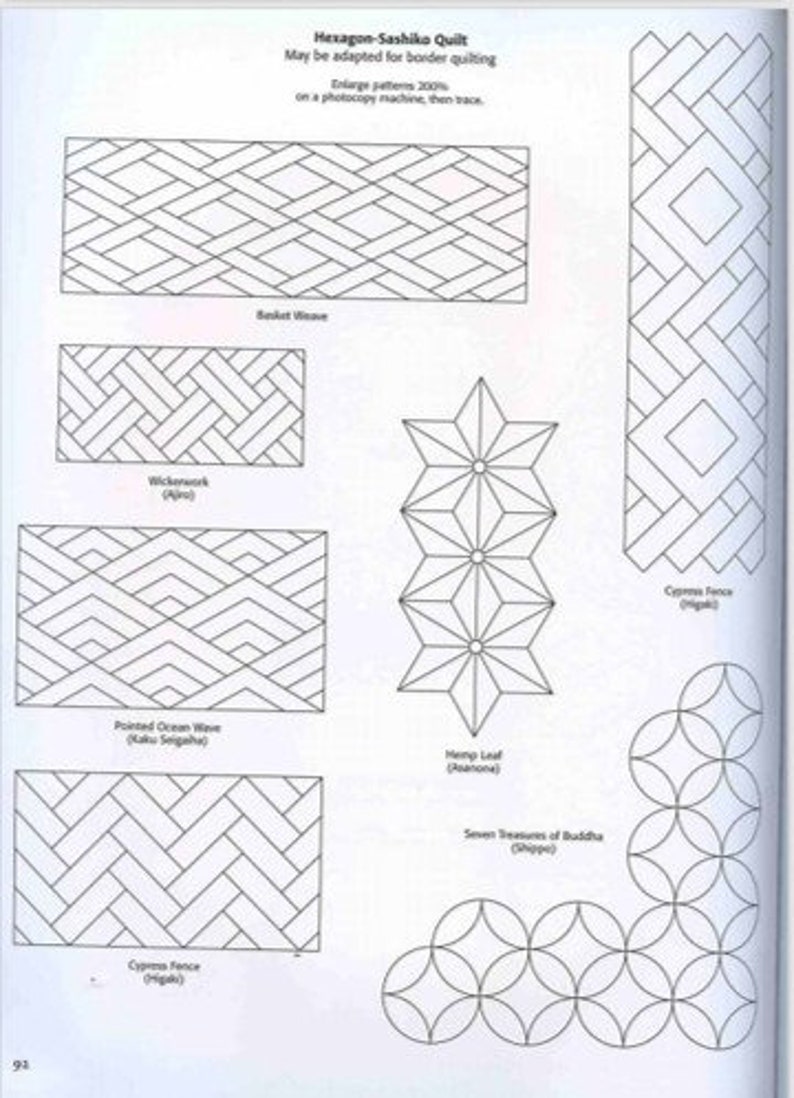 Book PDF Quilting With Japanese Fabric Instant Download Sewing Quilting ...