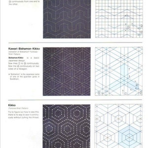 SASHIKO Traditional Japanese Quilt Art Instant Download PDF Book Sewing ...