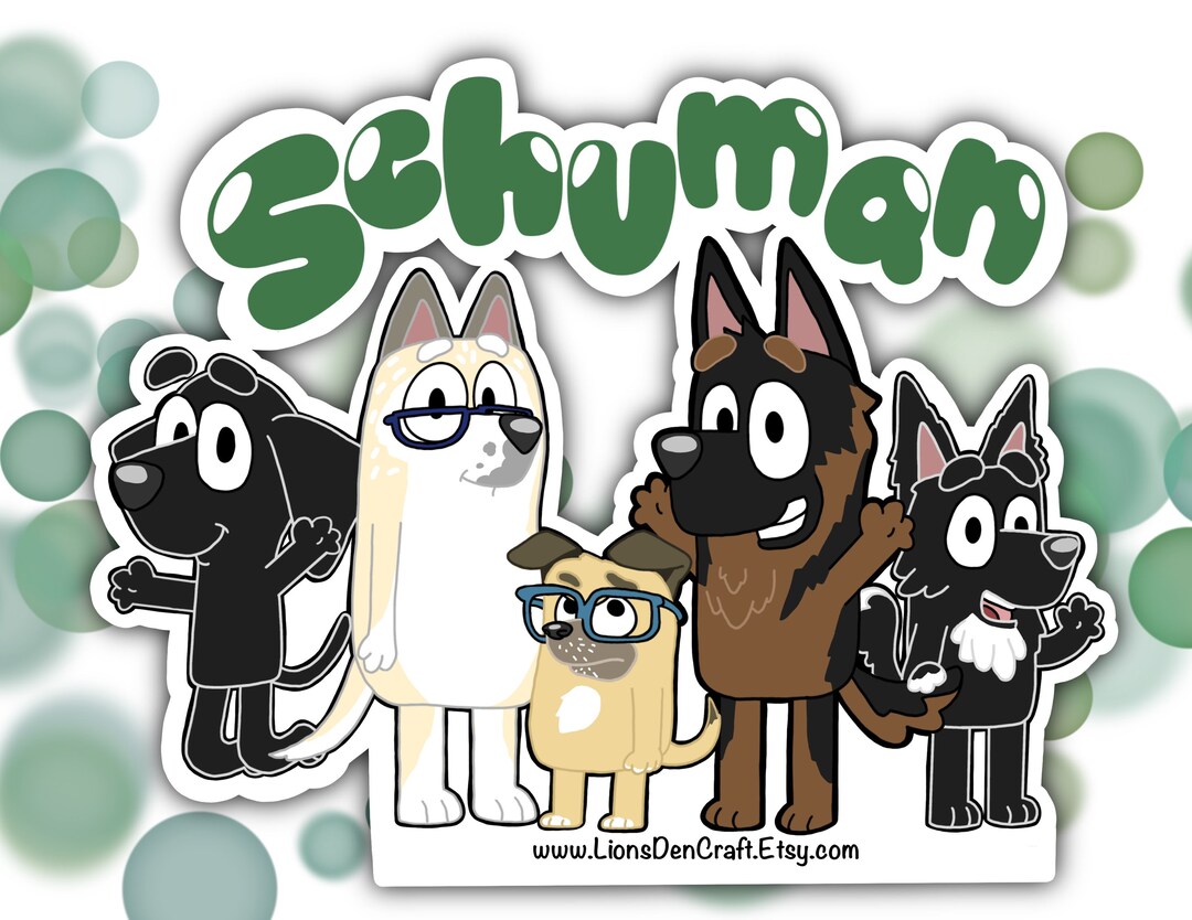 Blue-toons (bluey Inspired) Pet Portraits - Etsy