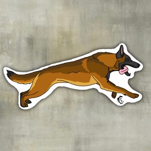 Belgian Malinois Sticker Decal Cuddles & Destruction - Etsy