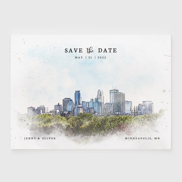 Minneapolis Postcard - Etsy