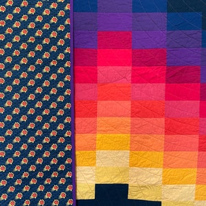 The Valley Quilt (two Sizes) Phoenix Suns Version | Copperandcitrus - Etsy