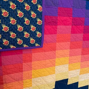 The Valley Quilt (two Sizes) Phoenix Suns Version | Copperandcitrus - Etsy