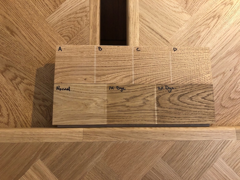 Herringbone Solid Oak Parquet Dining Table | Etsy