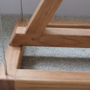 Solid Oak Floating Table Tensegrity - Etsy