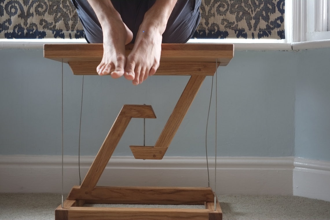Solid Oak Floating Table Tensegrity - Etsy